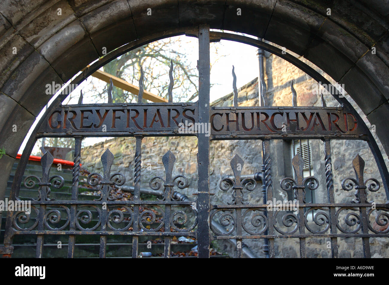 Greyfriars churchyard gates, Edinburgh,Scotland,UK Stock Photo - Alamy
