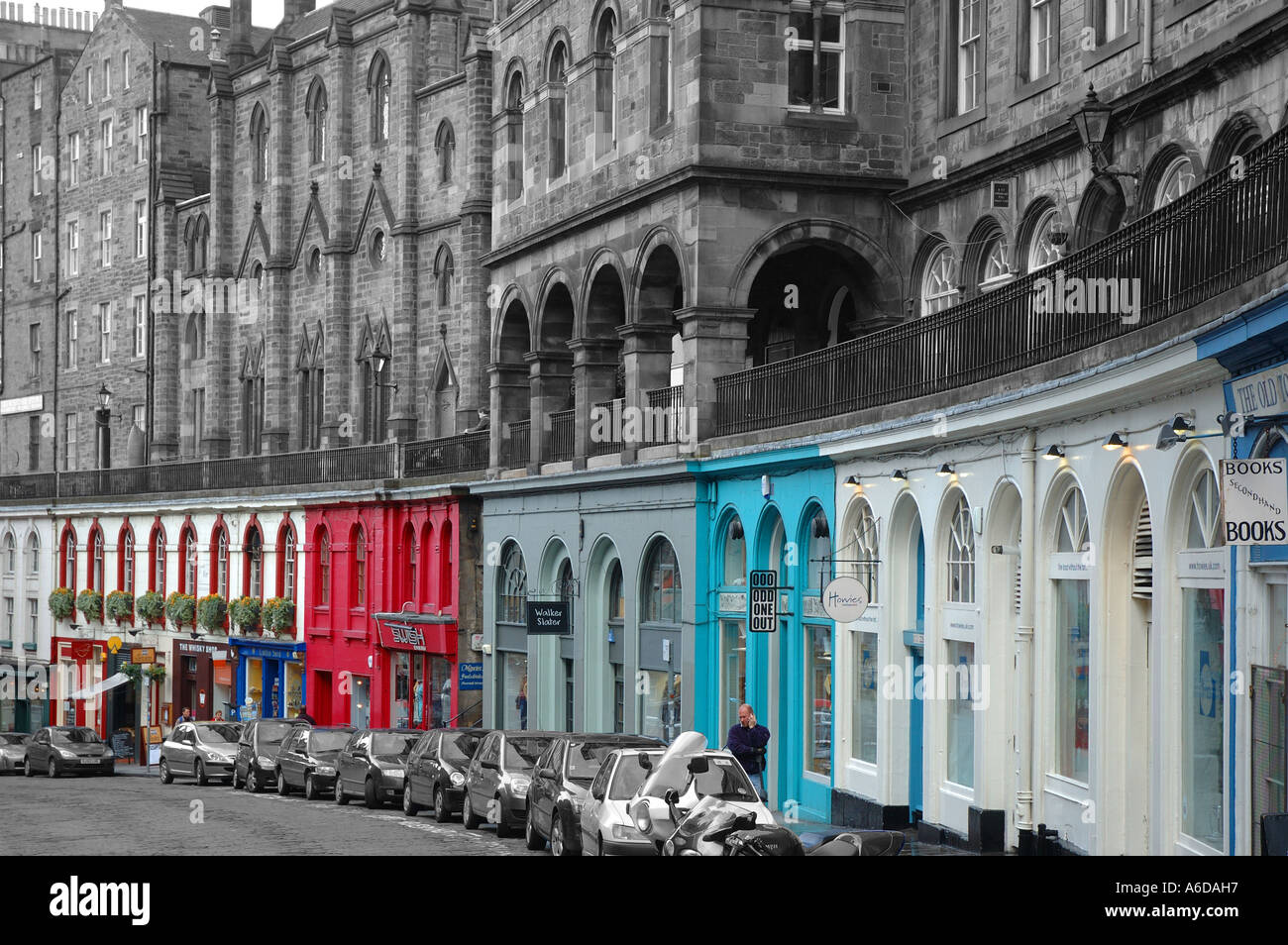 Old shops houses victoria street hi-res stock photography and images ...
