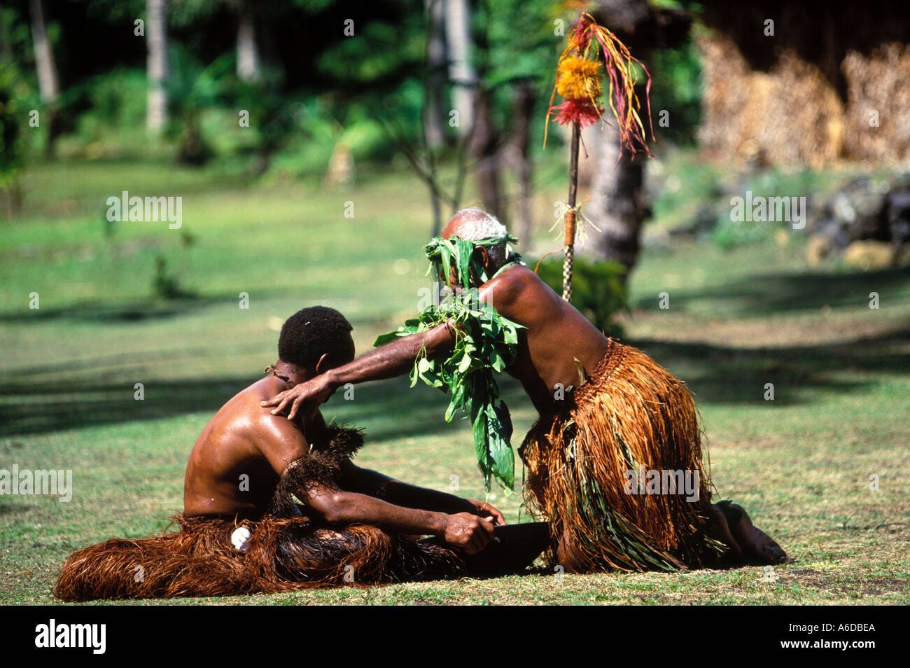 Fijian kava ceremony Stock Photo - Alamy