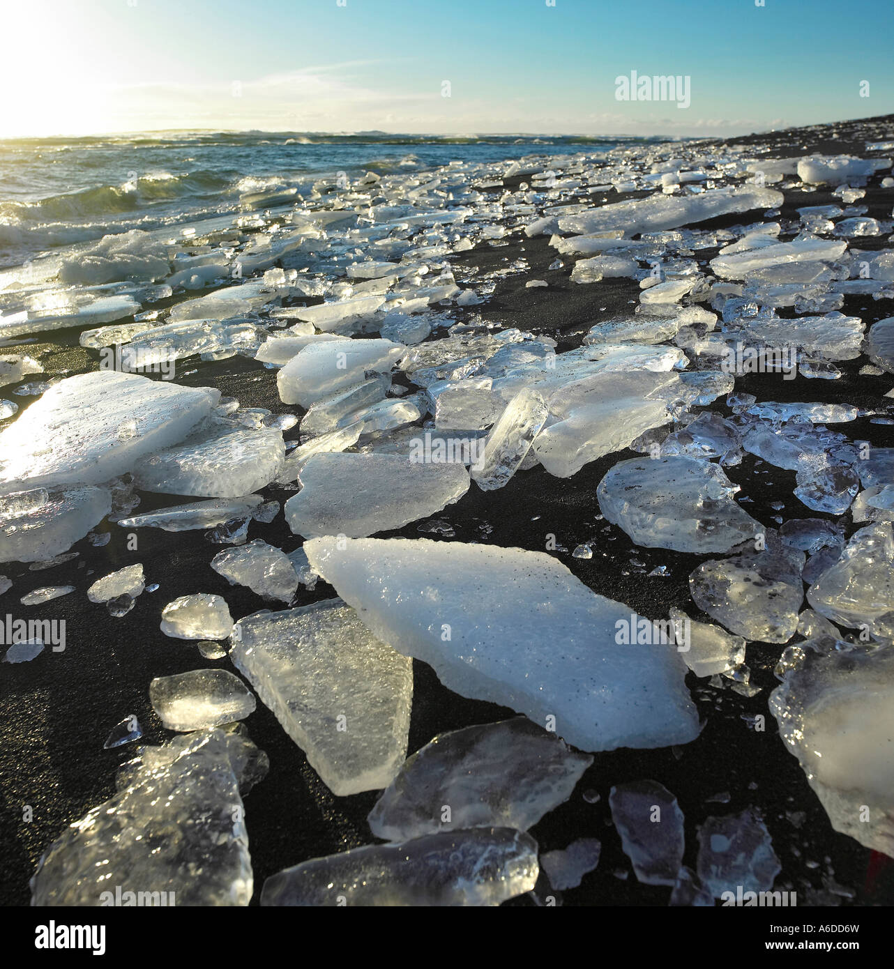 Ice in a lake, Jokulsarlon, Iceland Stock Photo - Alamy