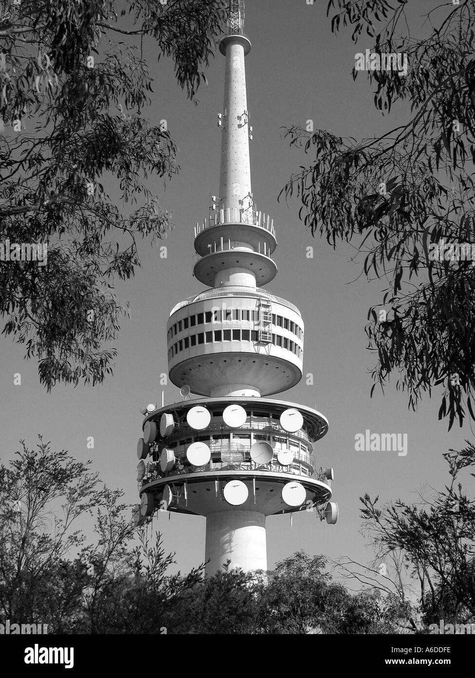 Telstra tower Black and White Stock Photos & Images - Alamy