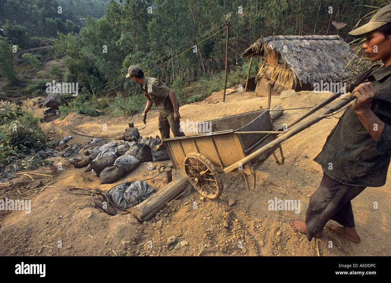 Tin mining operations, Thai Nguyen Province, Vietnam Stock Photo - Alamy