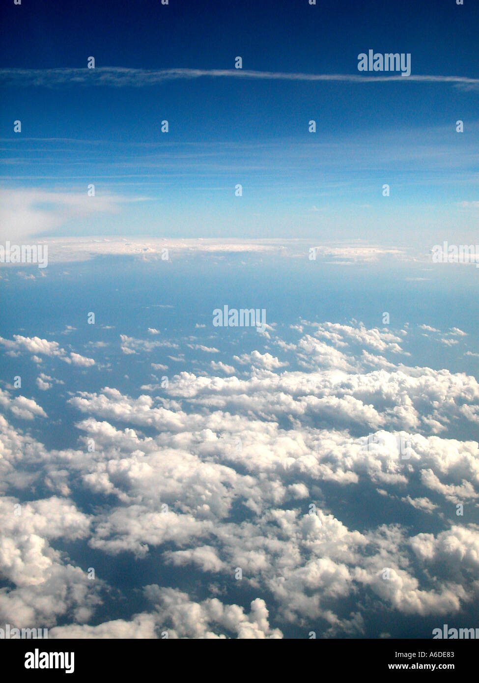 Aerial view clouds sky Stock Photo - Alamy