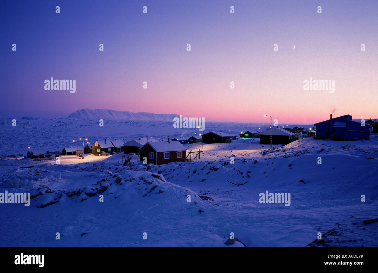 Qaanaaq Greenland Stock Photo - Alamy