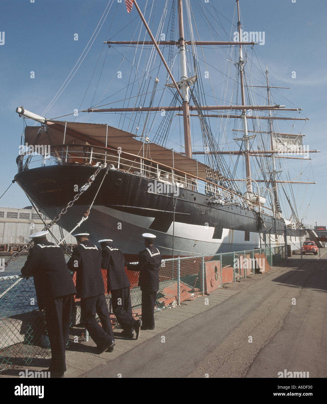 Ship Balclutha at Fisherman s Wharf in San Francisco California four ...