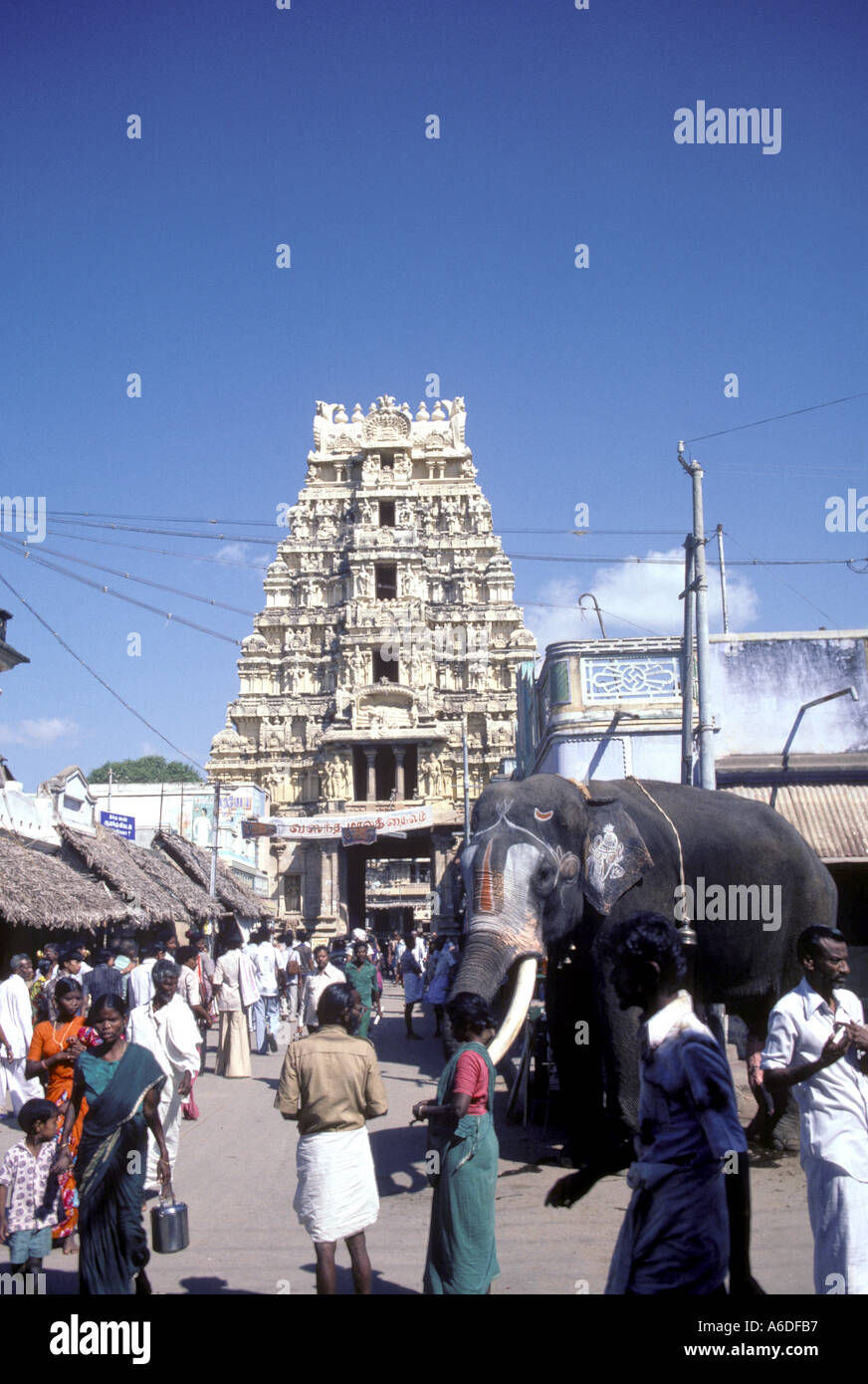 Temple Madurai India Stock Photo - Alamy