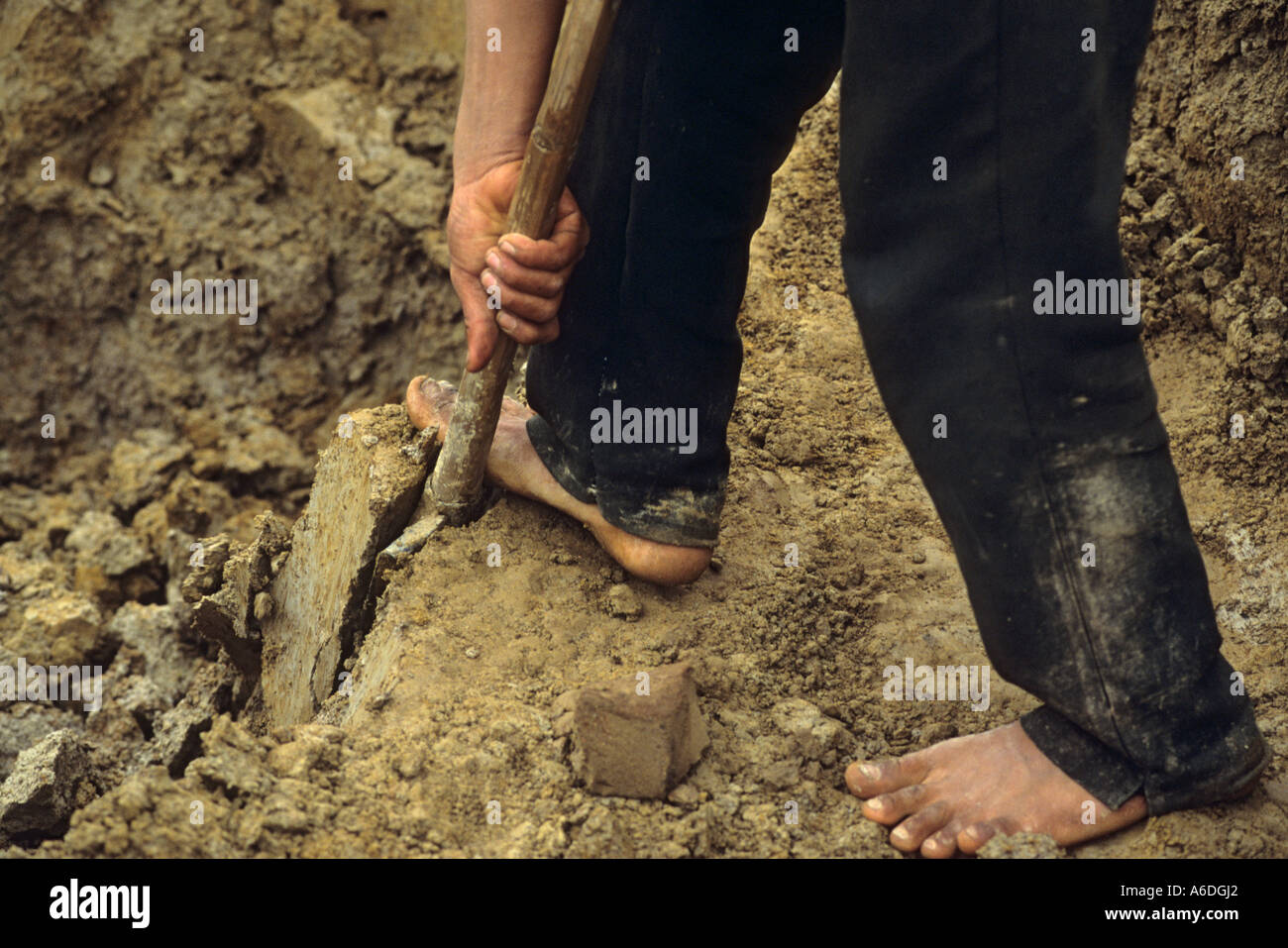 Brick making operations, Thai Nguyen province, Vietnam Stock Photo - Alamy