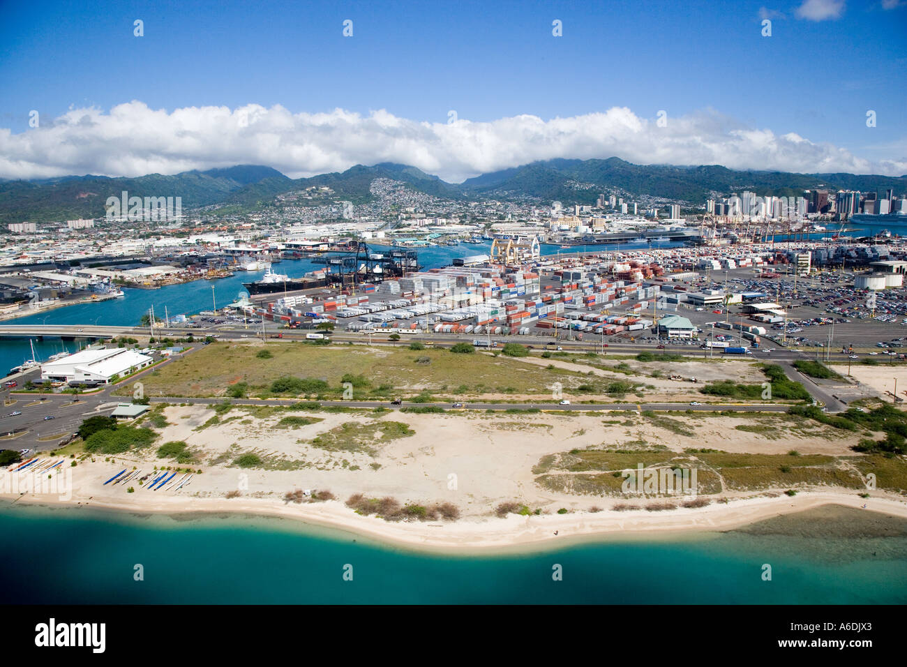 Sand Island Oahu Hawaii Stock Photo - Alamy