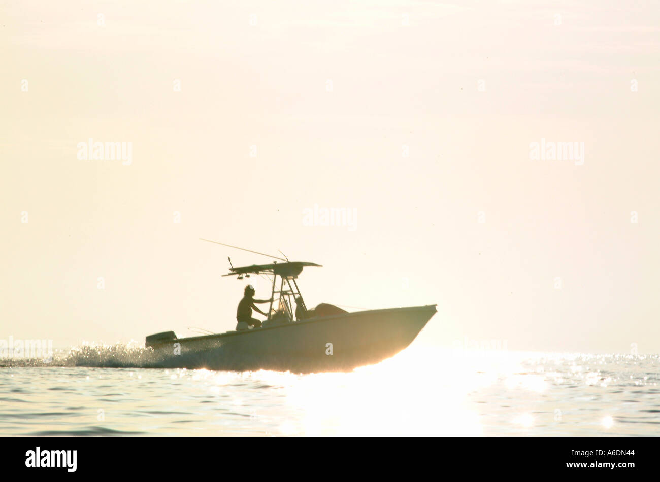 Man driving powerboat off Florida s East Coast ocean boats boating ...