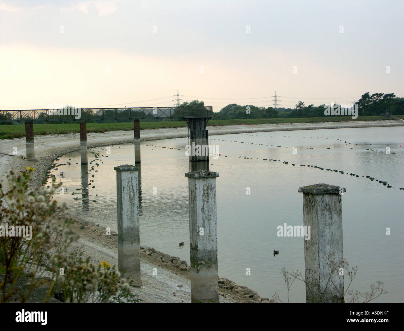 Shustoke reservoir in Warwickshire in the Midlands Stock Photo - Alamy