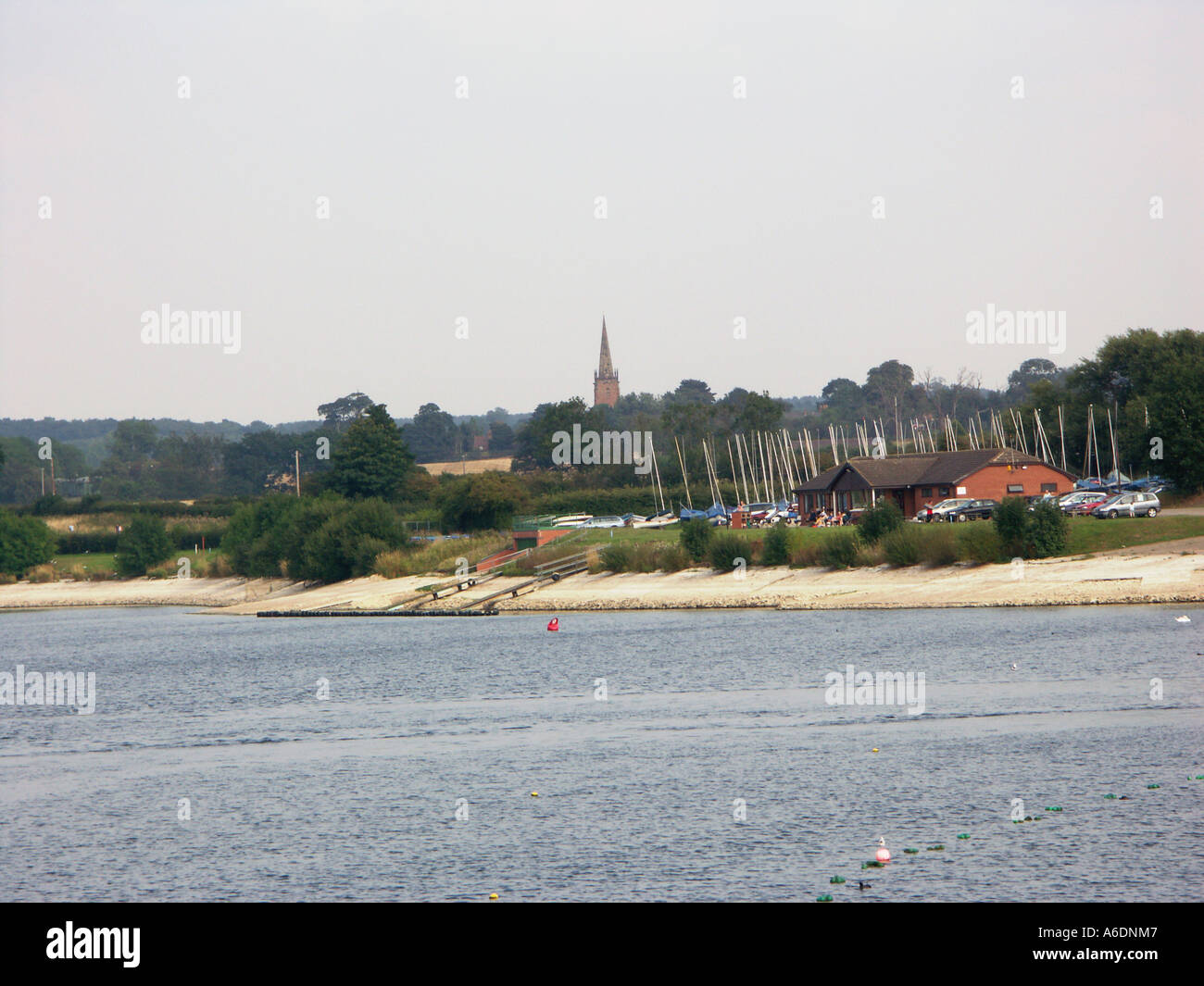 Shustoke reservoir in Warwickshire in the Midlands Stock Photo - Alamy