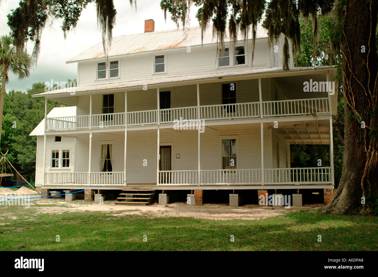 Thursby House along the Saint John s River at Blue Spring State Park ...