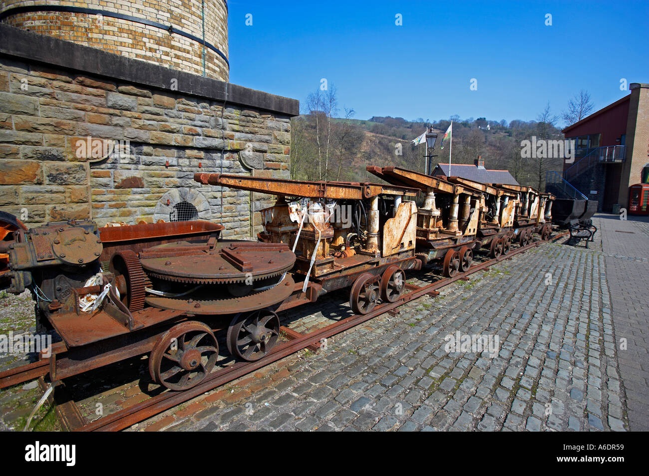 Mining Machinery, Rhondda Heritage Park, Pontypridd, South Wales, UK ...