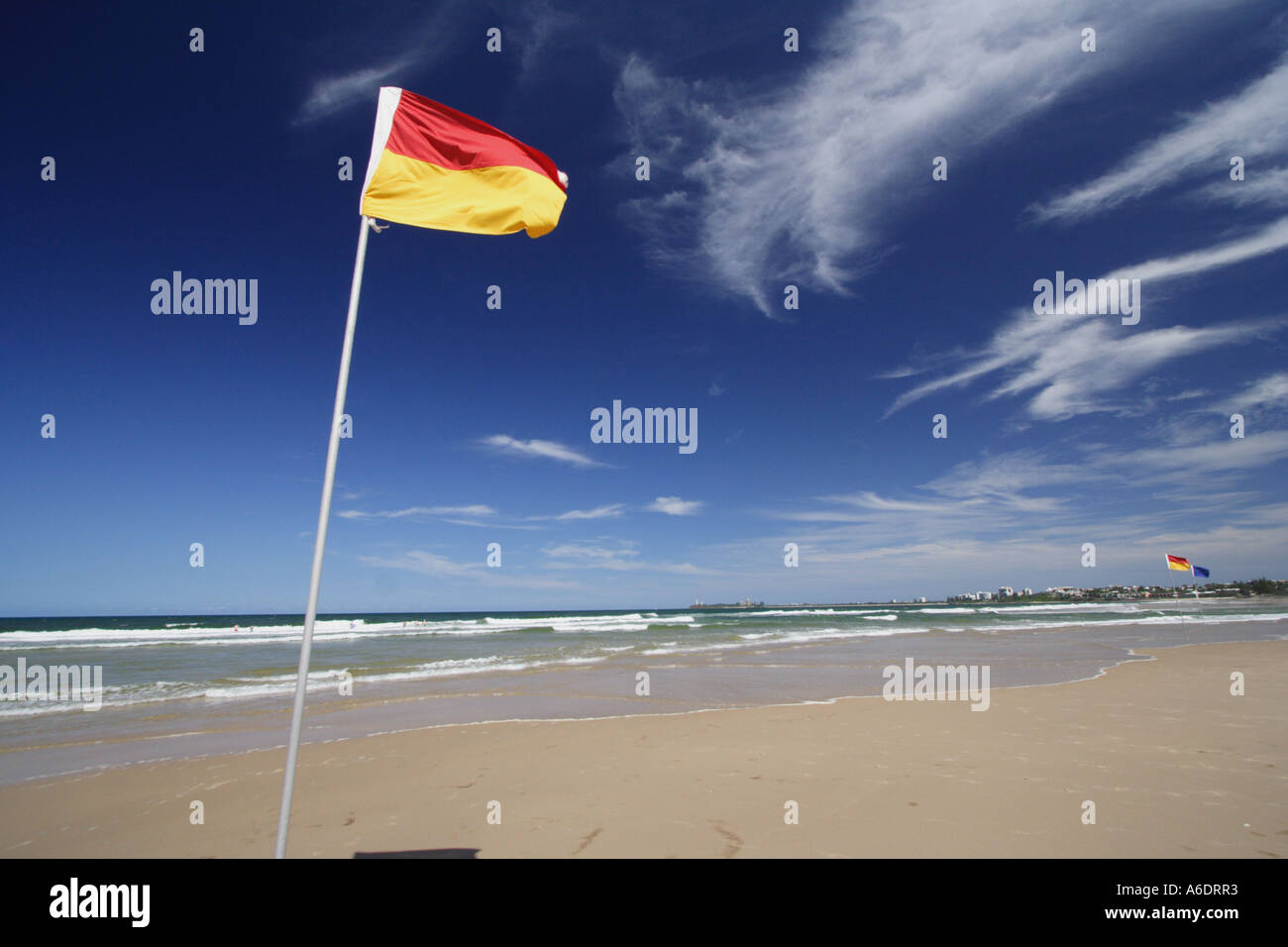 Surf lifesaving flag queensland hi-res stock photography and images - Alamy