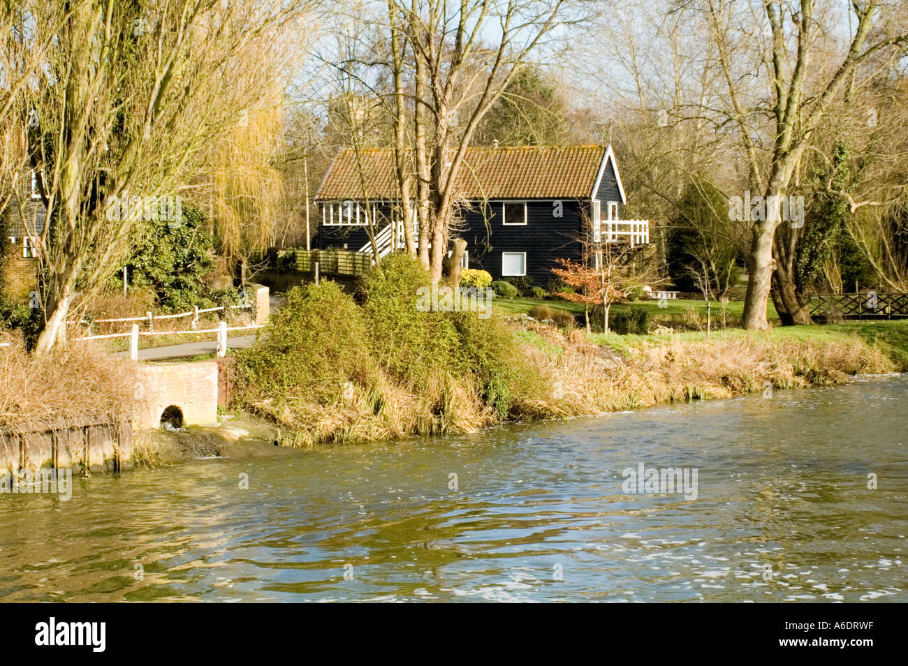 Side of Ellingham Mill Stock Photo - Alamy
