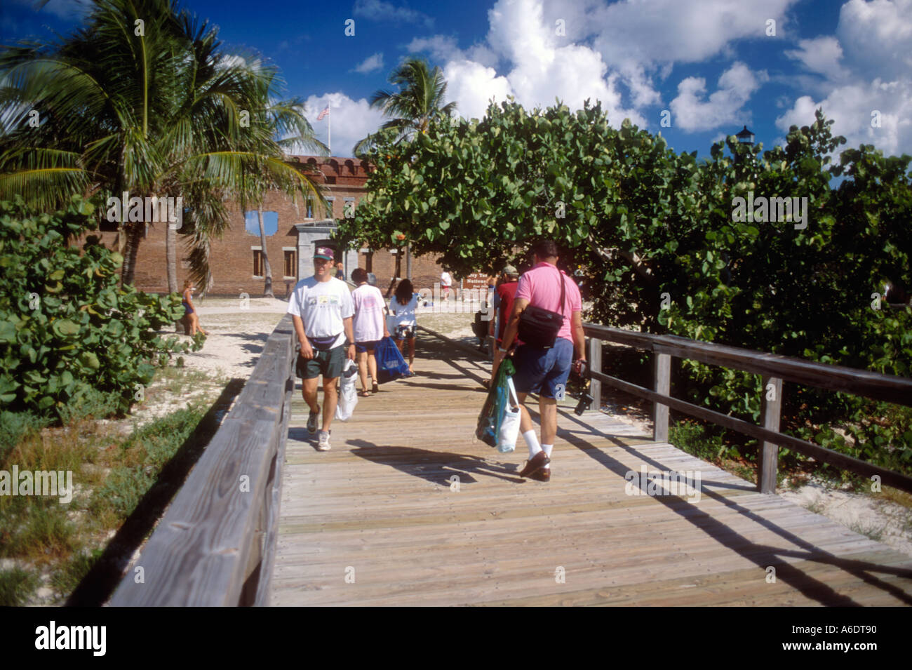 Fort Jefferson Dry Tortugas National Park Florida Keys Tourists on ...