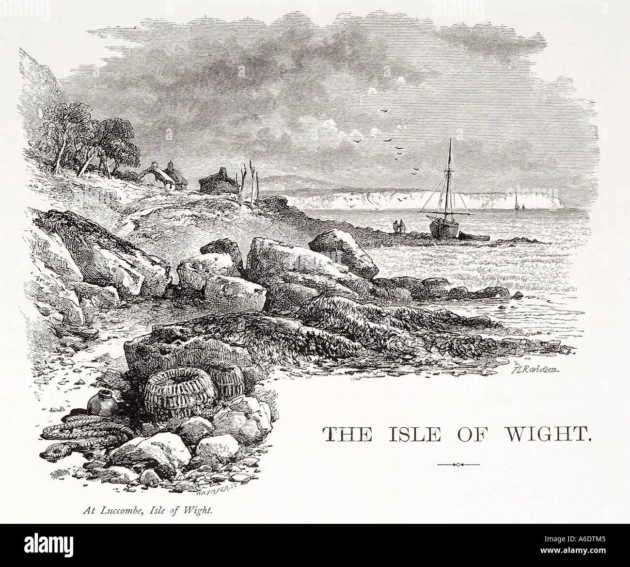 Luccombe Shanklin Isle of Wight Hampshire England UK United Kingdom GB ...