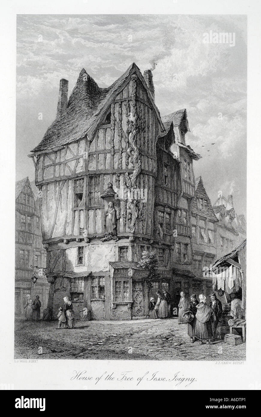 Medieval village drawing hi-res stock photography and images - Alamy