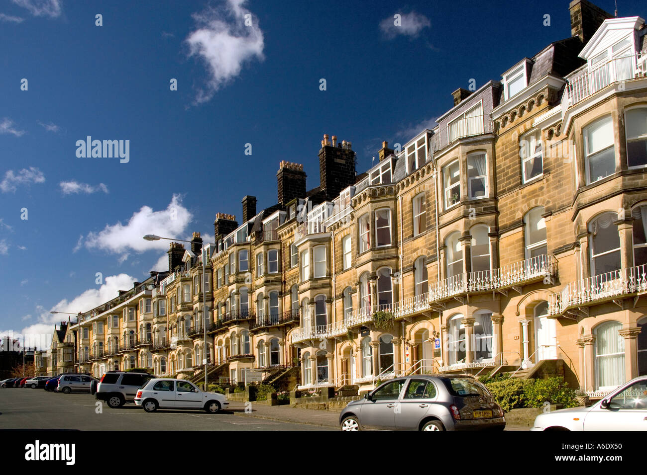 Victorian Terraces The Esplanade South Cliff Scarborough Yorkshire ...