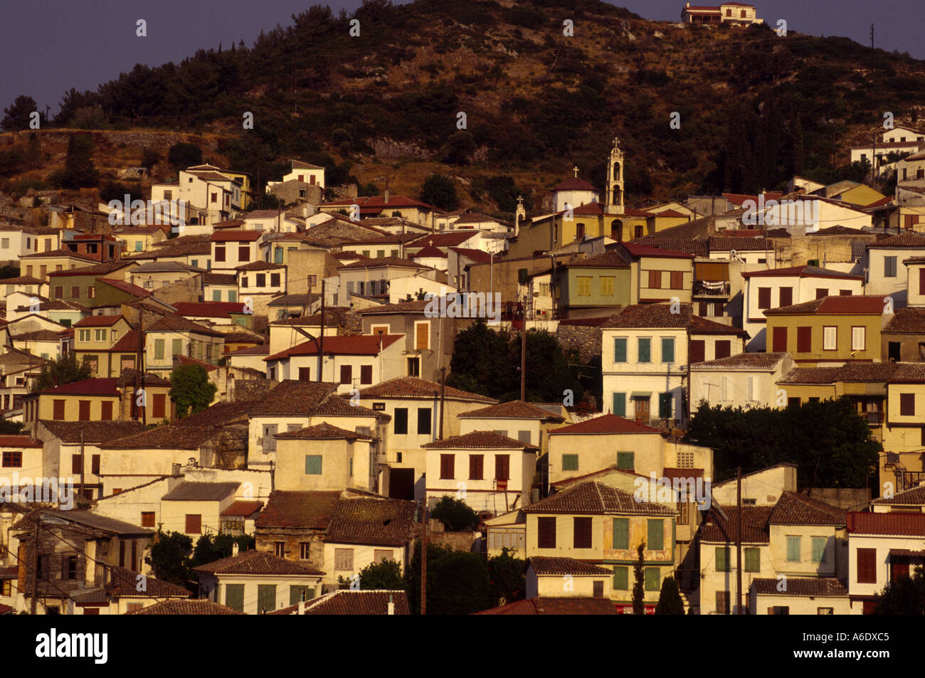 Vathi Samos Greece Stock Photo - Alamy