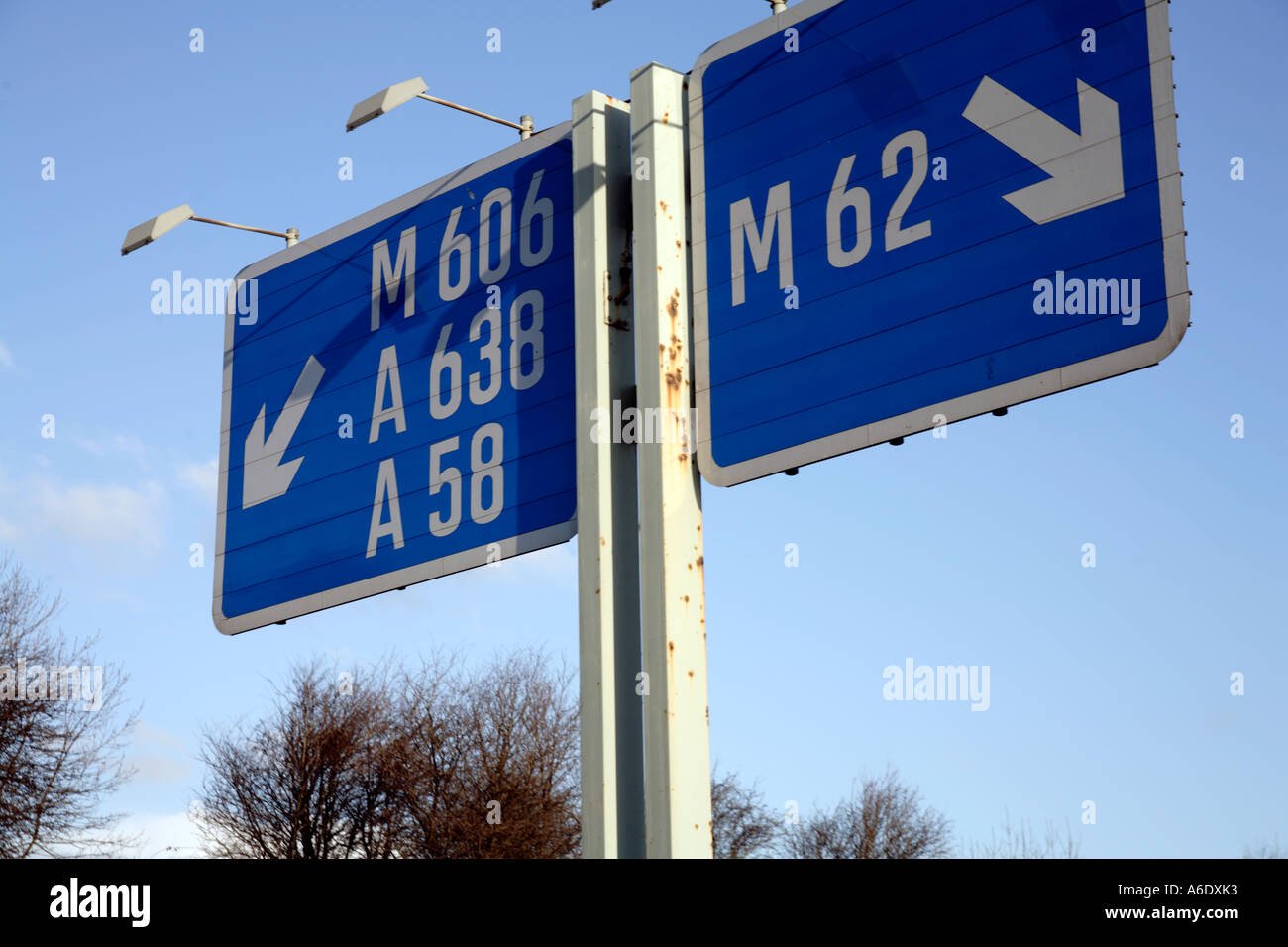 M62 sign hi-res stock photography and images - Alamy