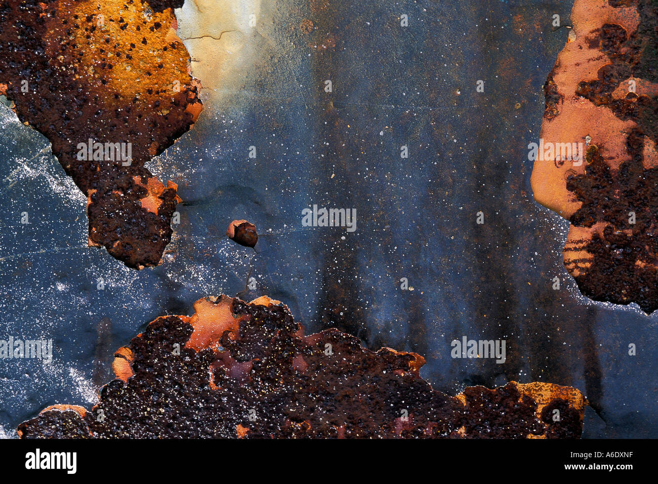 Rust patterns on old metal Stock Photo - Alamy