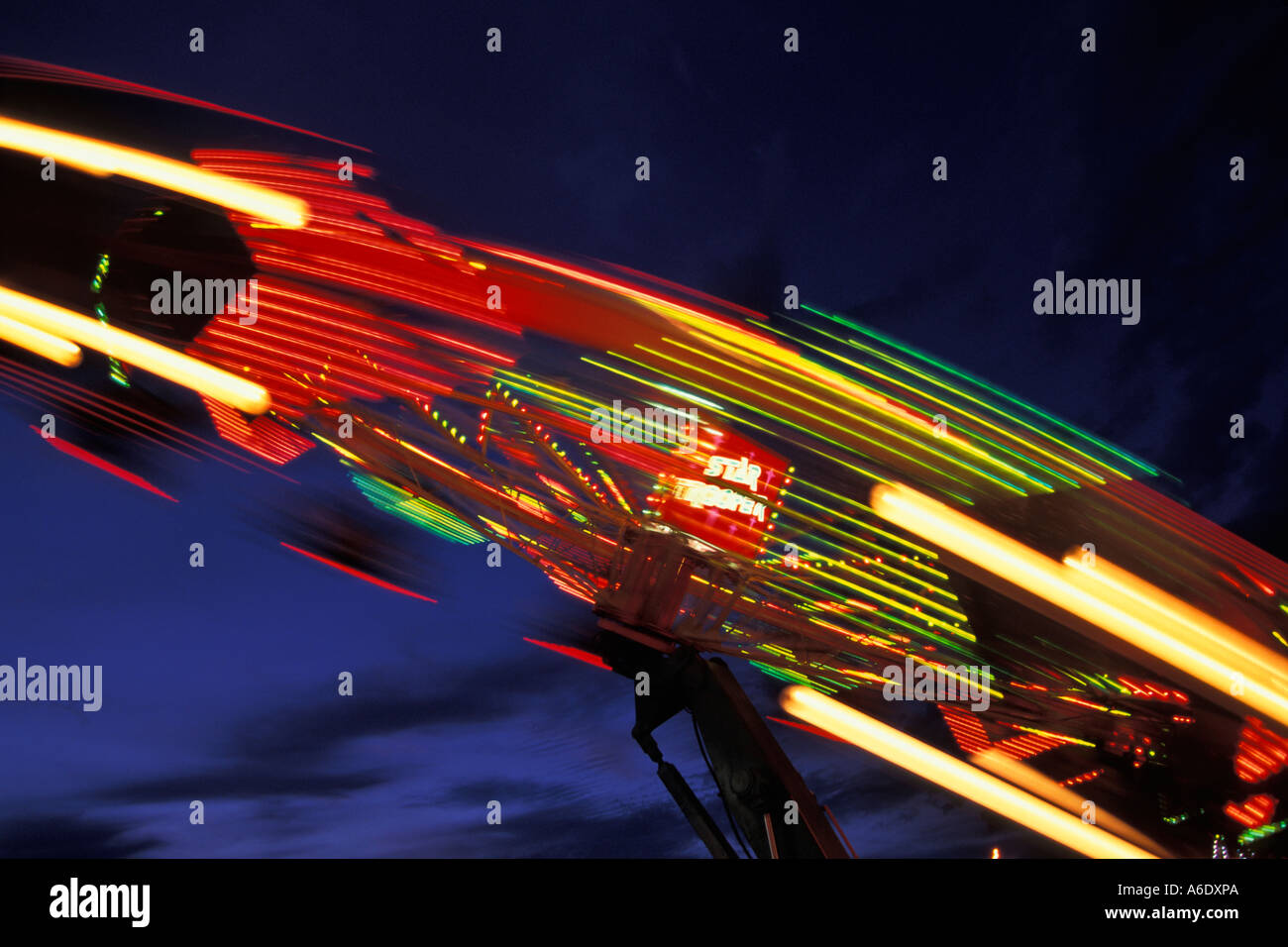 Star Trooper ride at Omak Stampede midway Omak Washington Stock Photo ...