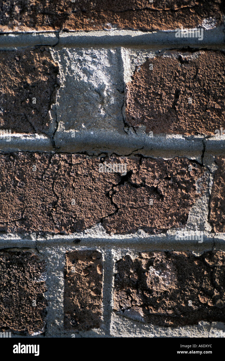 Plantation brick wall circa 1830 Savannah Georgia Stock Photo - Alamy