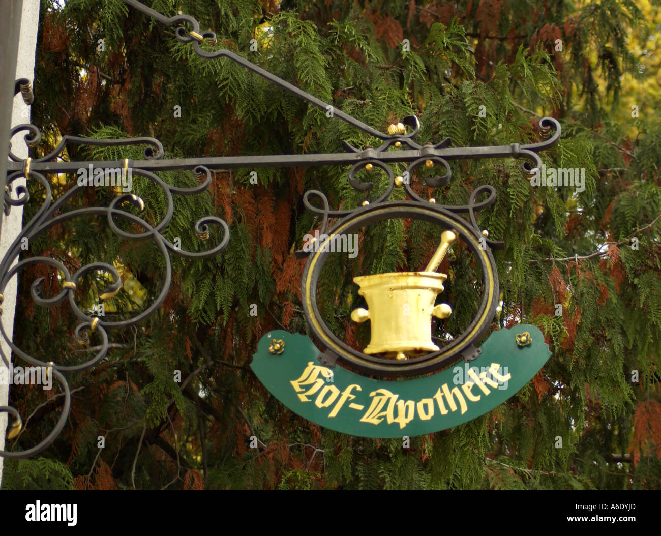Traditional sign on a shop in Meersburg Germany Stock Photo - Alamy
