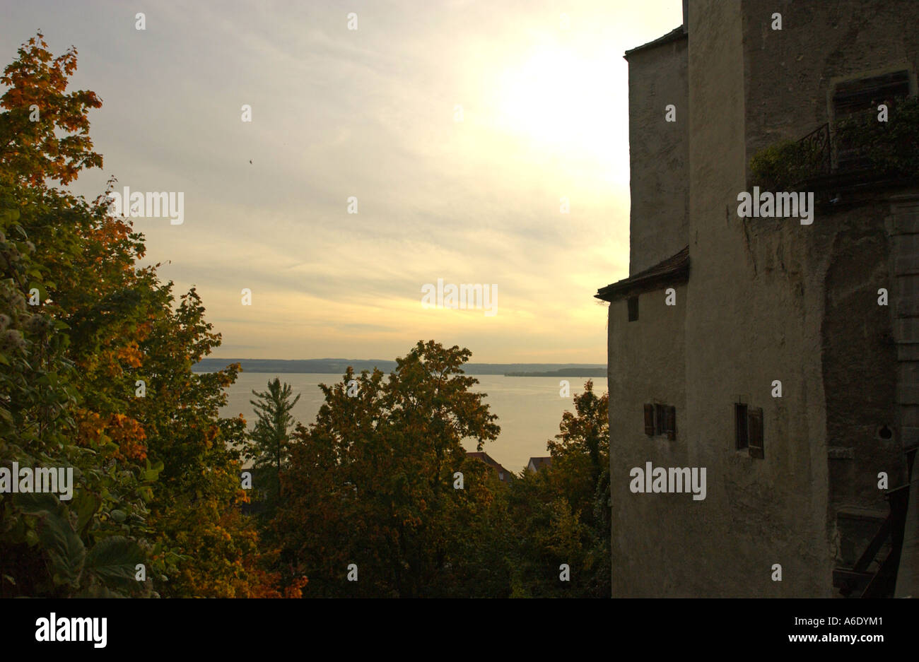 A view of the Bodensee in Meersburg Germany Stock Photo - Alamy