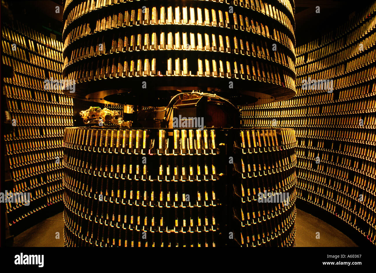 Data storage vault Stock Photo - Alamy