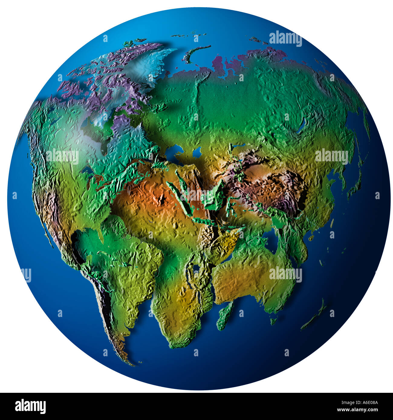 A borderless world is the theme of this digital collage Stock Photo - Alamy