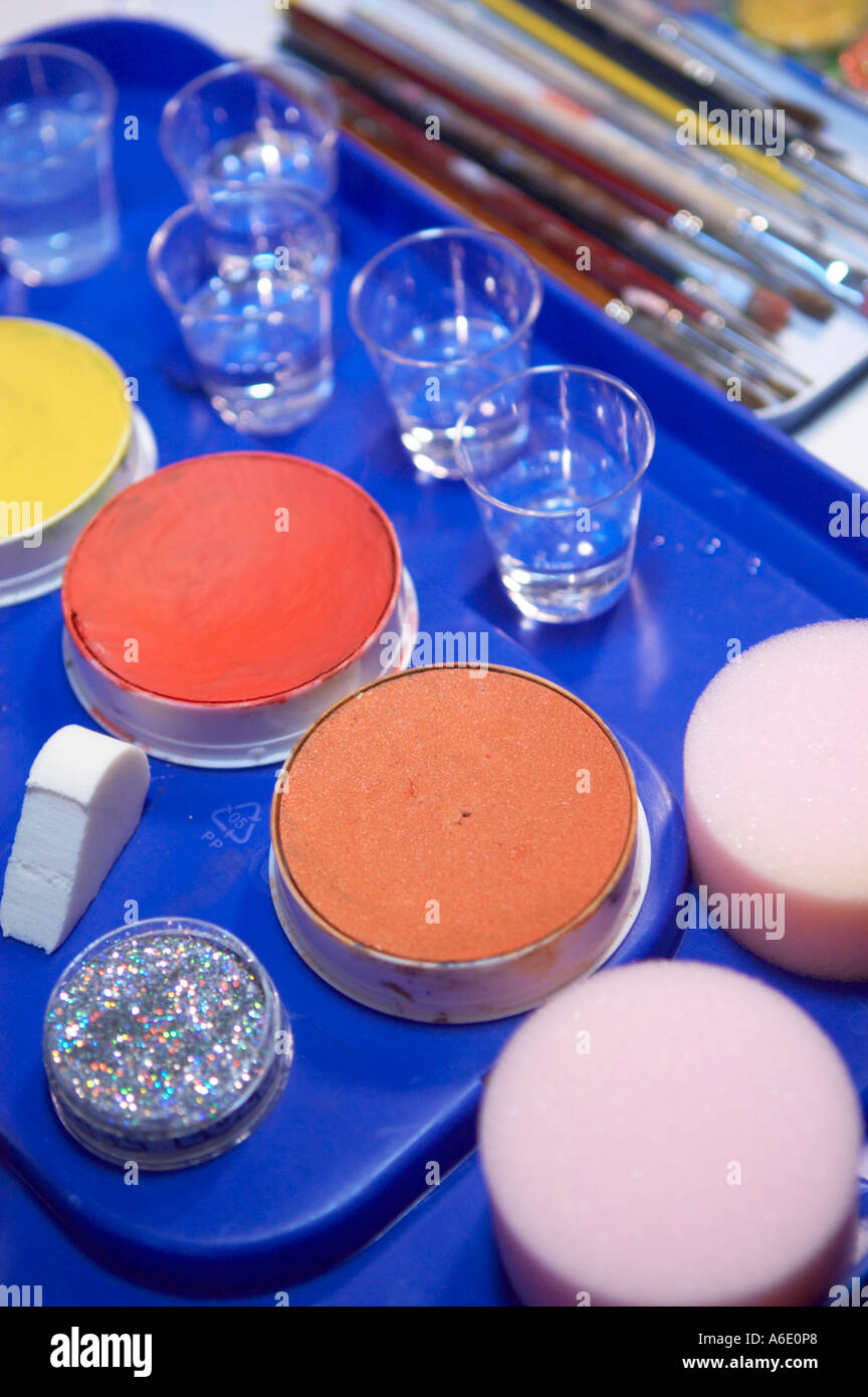 Pallet with make-up Stock Photo - Alamy