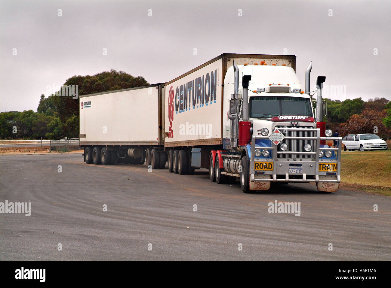 Australian Road Train Western Australia Stock Photo - Alamy