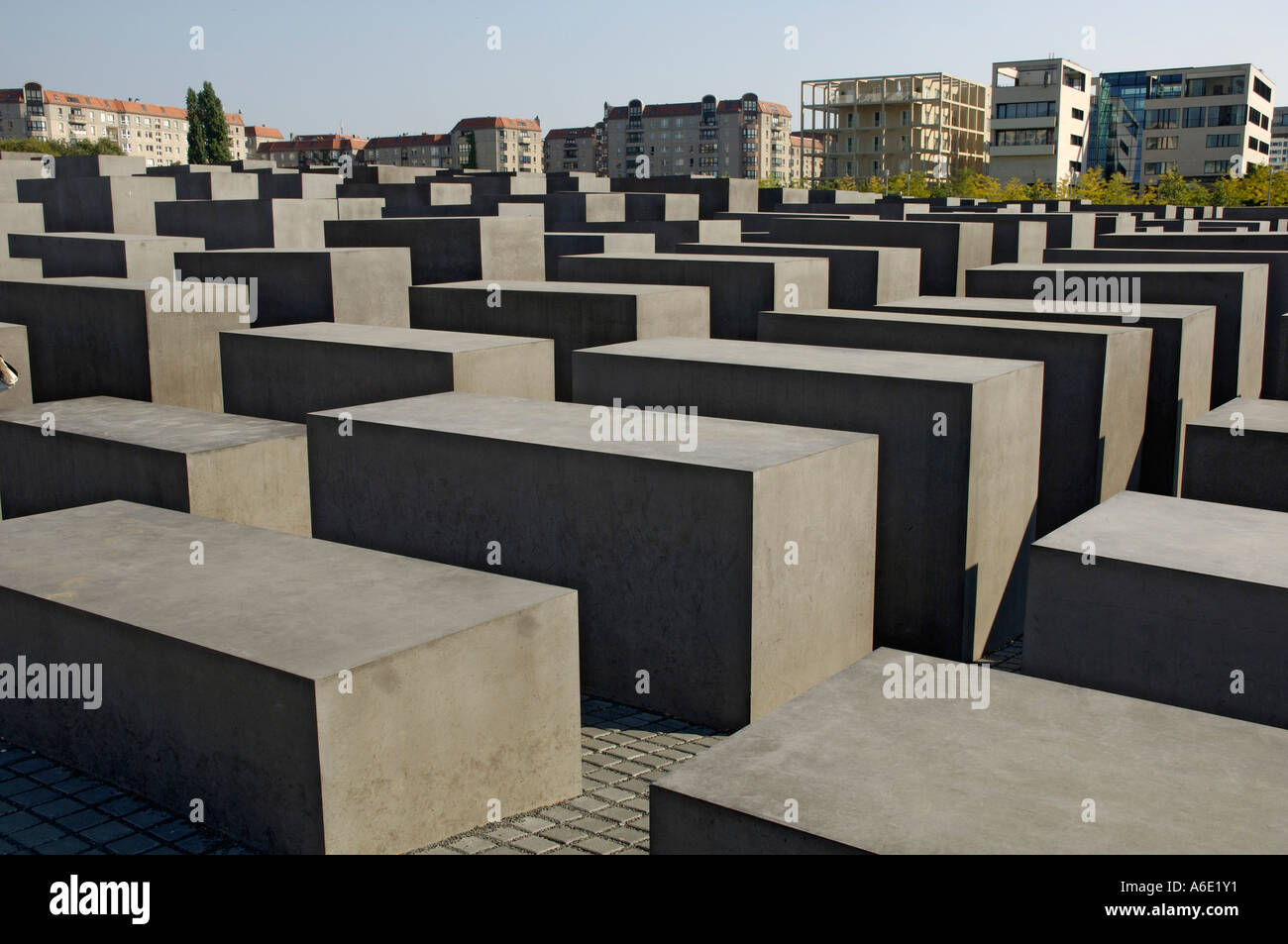 Jewish monument Holocaust Jüdisches Mahnmal Berlin, Germany Stock Photo ...