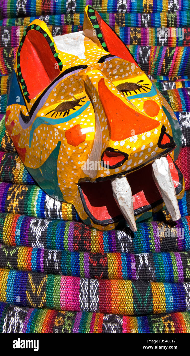 Guatemala mask wooden hi-res stock photography and images - Alamy