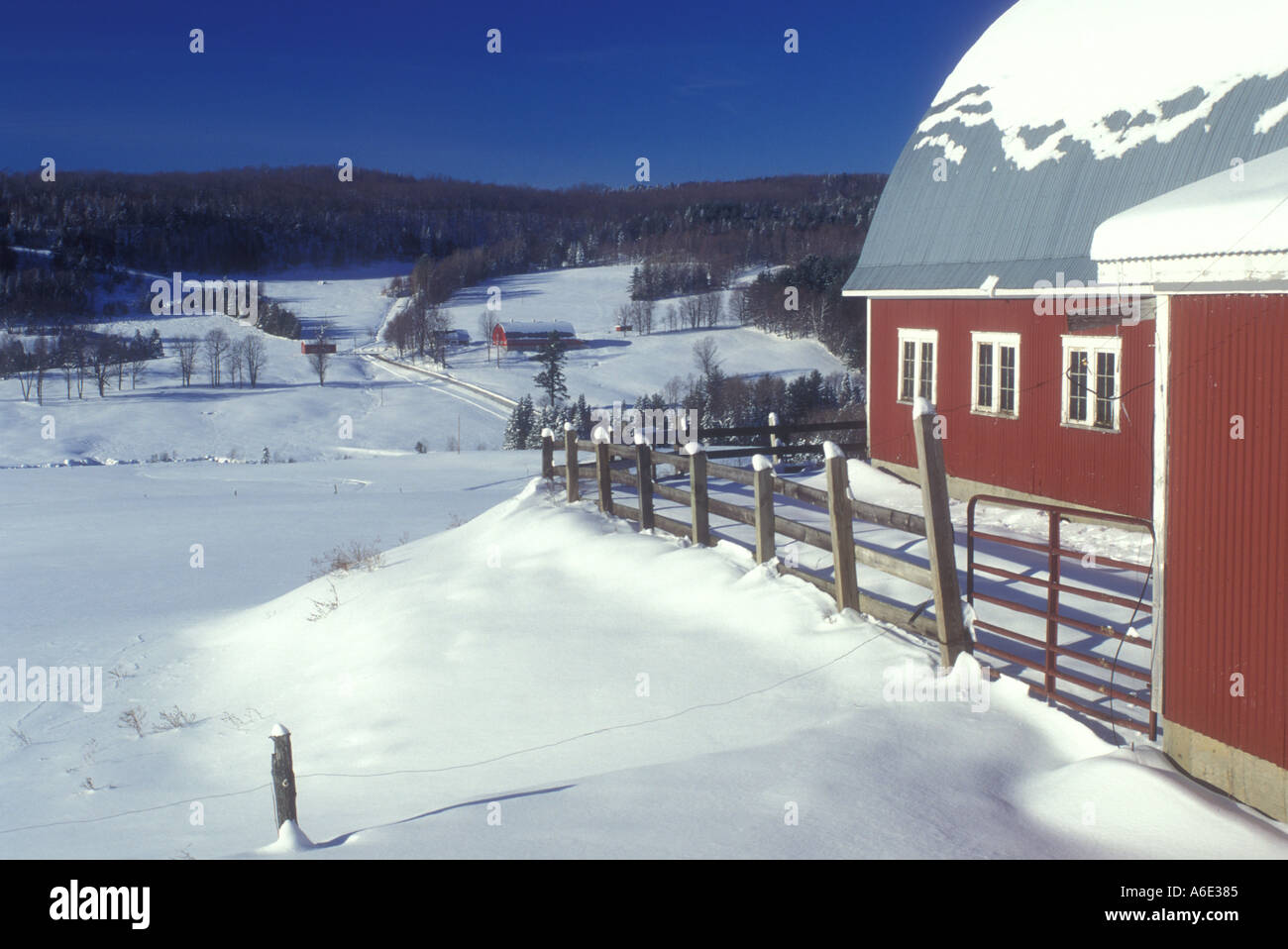 AJ6070, Vermont, VT, East Albany Stock Photo - Alamy