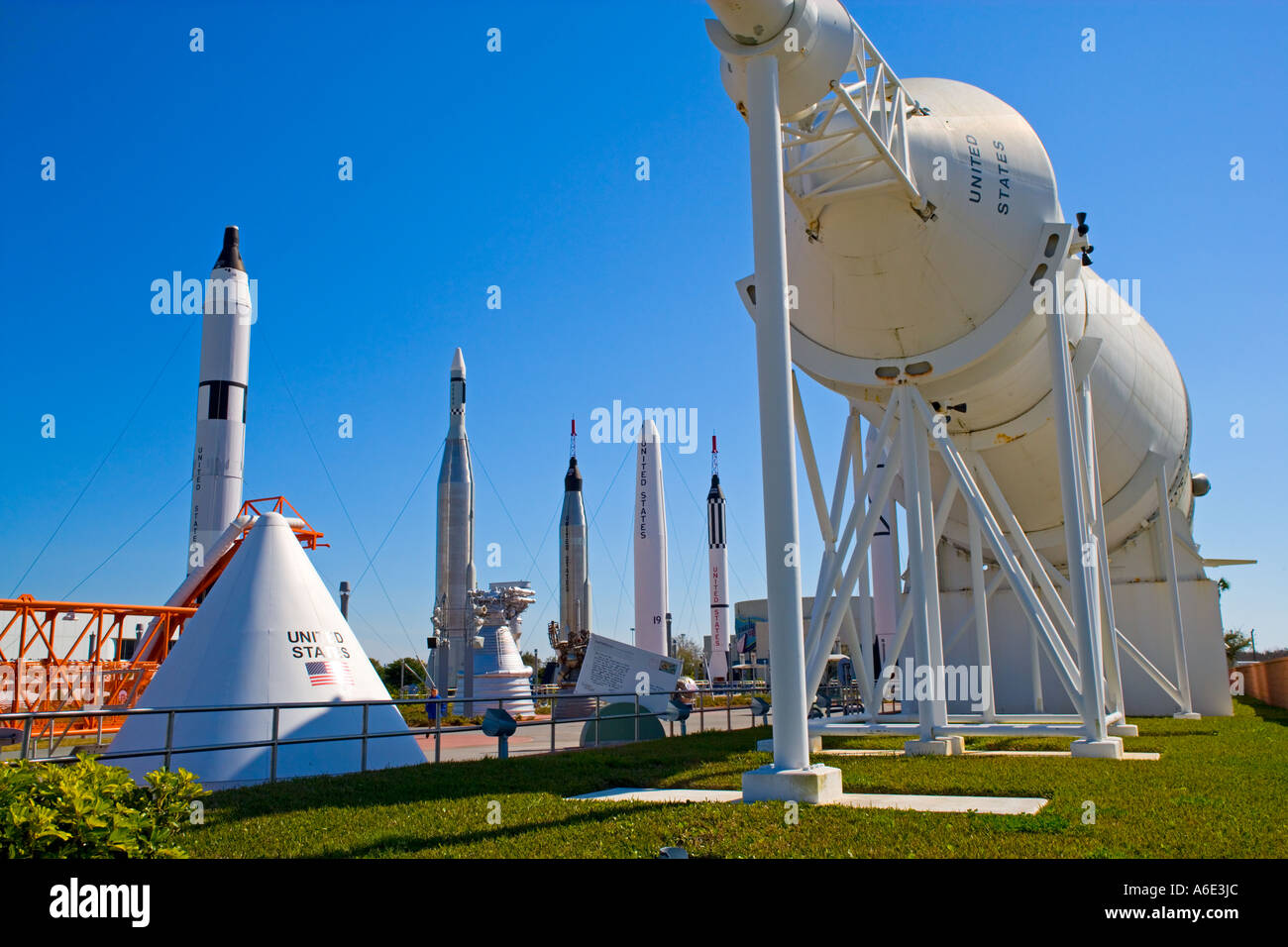 NASA Rocket Garden John F Kennedy Space Center Cape Canaveral Florida ...