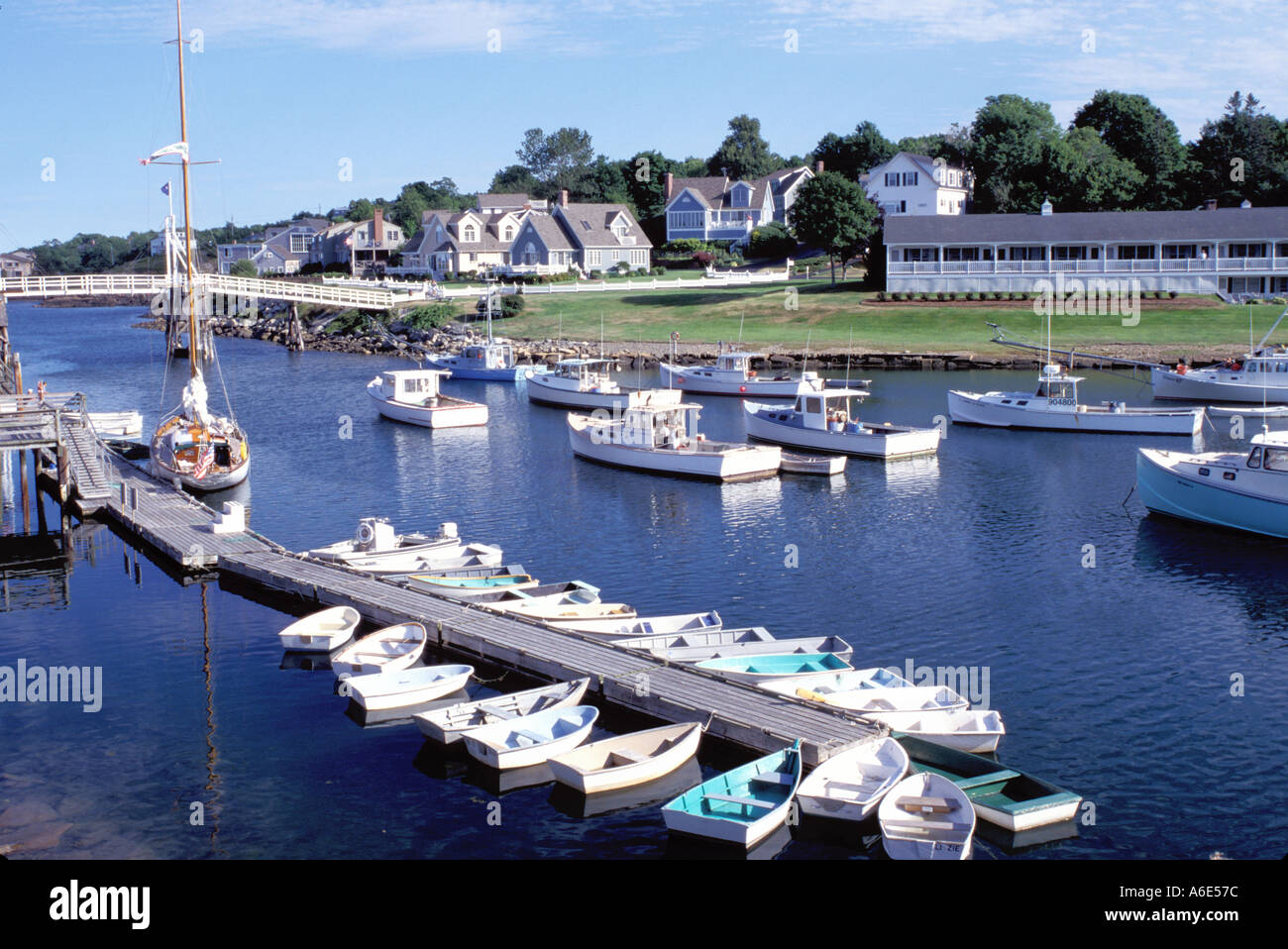AJ6573, Perkins Cove, Ogunquit, Maine, ME Stock Photo - Alamy