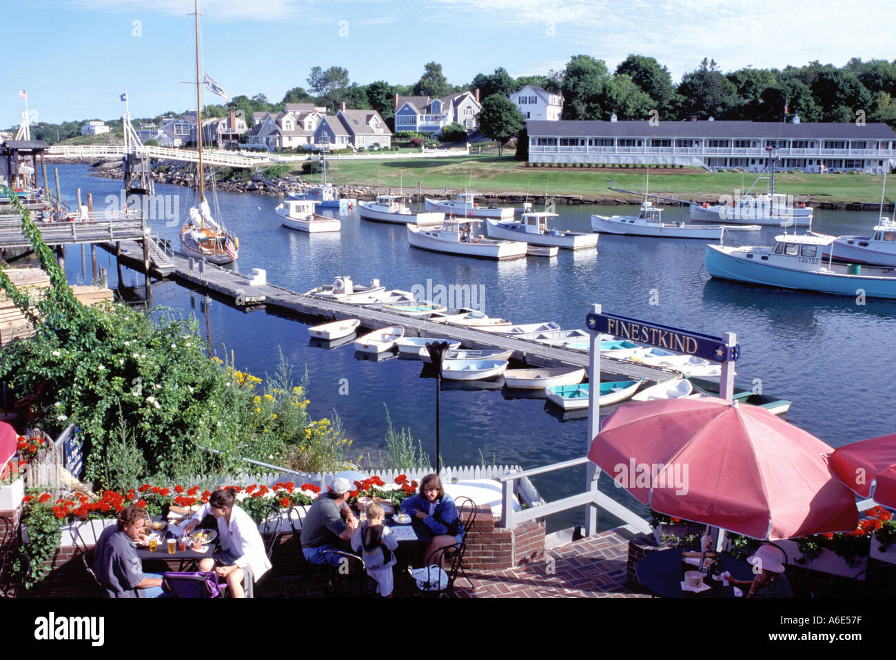 AJ6576, Perkins Cove, Ogunquit, Maine, ME Stock Photo - Alamy