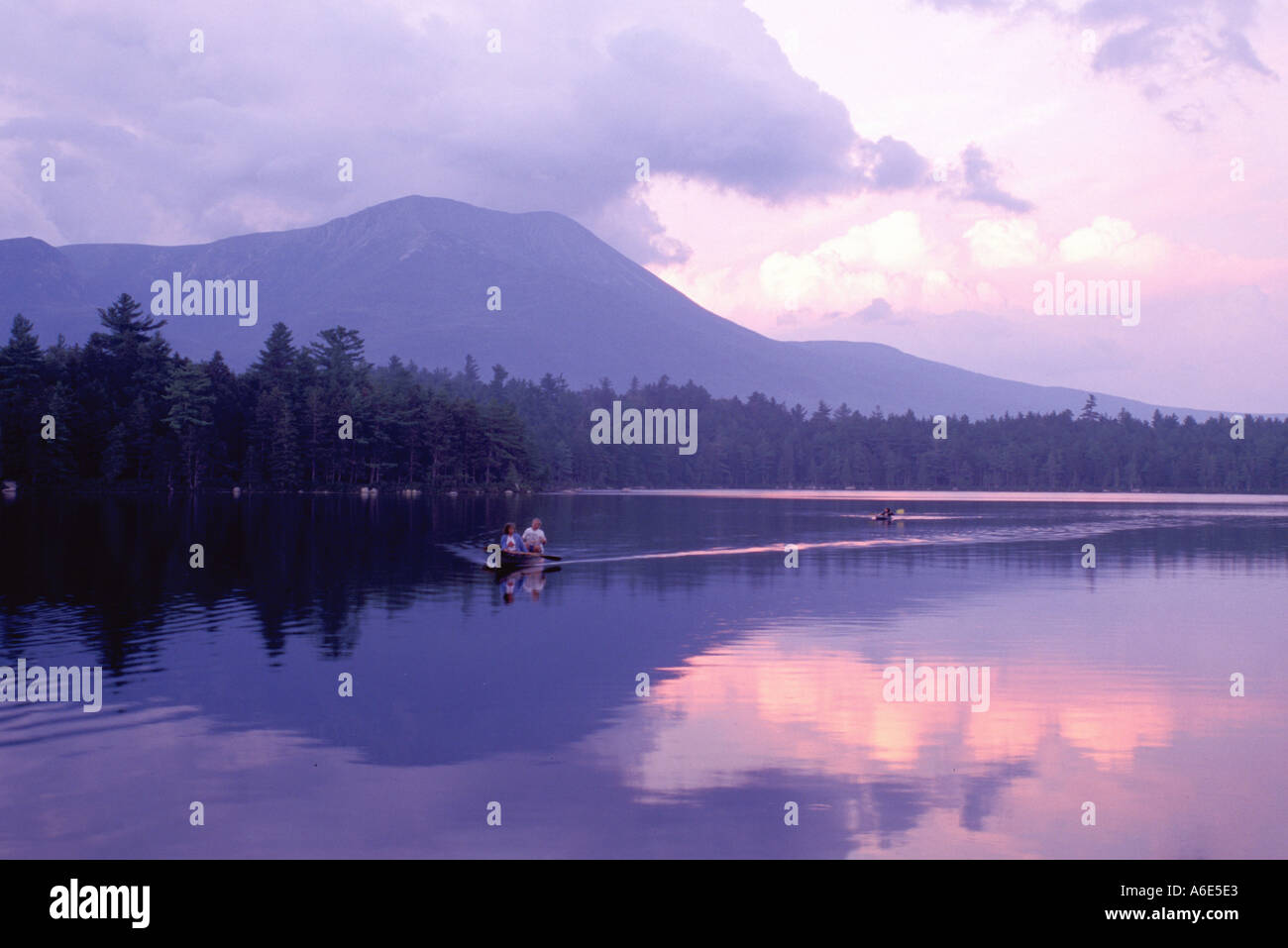 Sunrise Mount Katahdin Baxter State Park High Resolution Stock ...