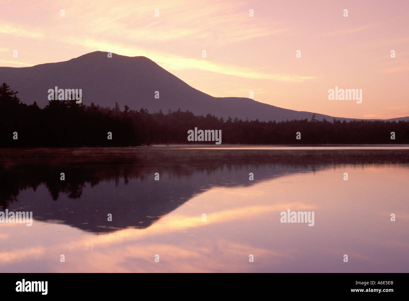 Sunrise Mount Katahdin Baxter State Park High Resolution Stock ...