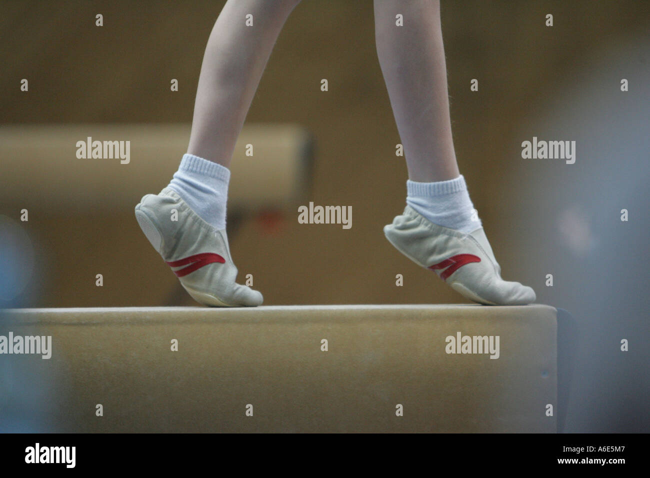 Child doing gymnastics Stock Photo - Alamy