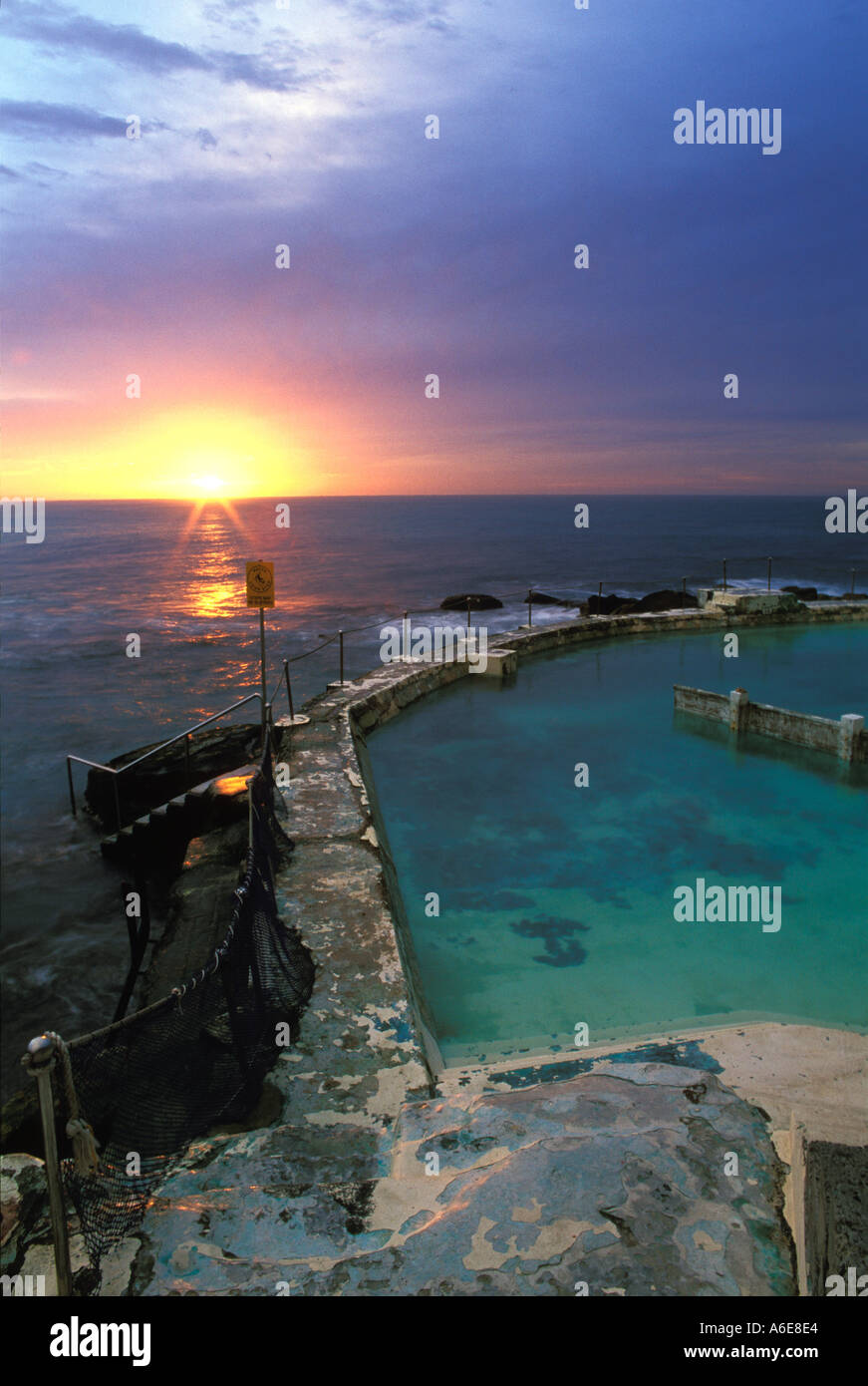 Bronte Pool Sydney Coast Australia Stock Photo - Alamy