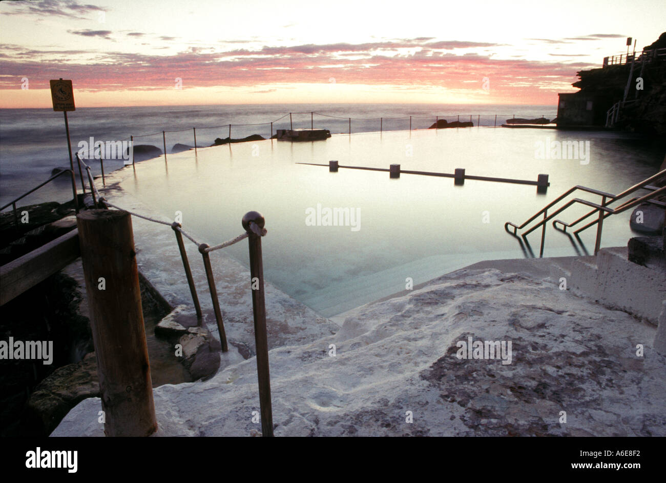 Bronte Pool Sydney Coast Australia Stock Photo - Alamy