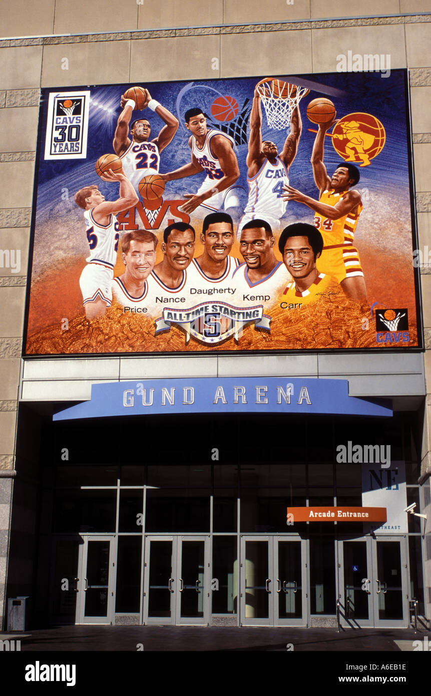 Cleveland cavaliers stadium hi-res stock photography and images - Alamy