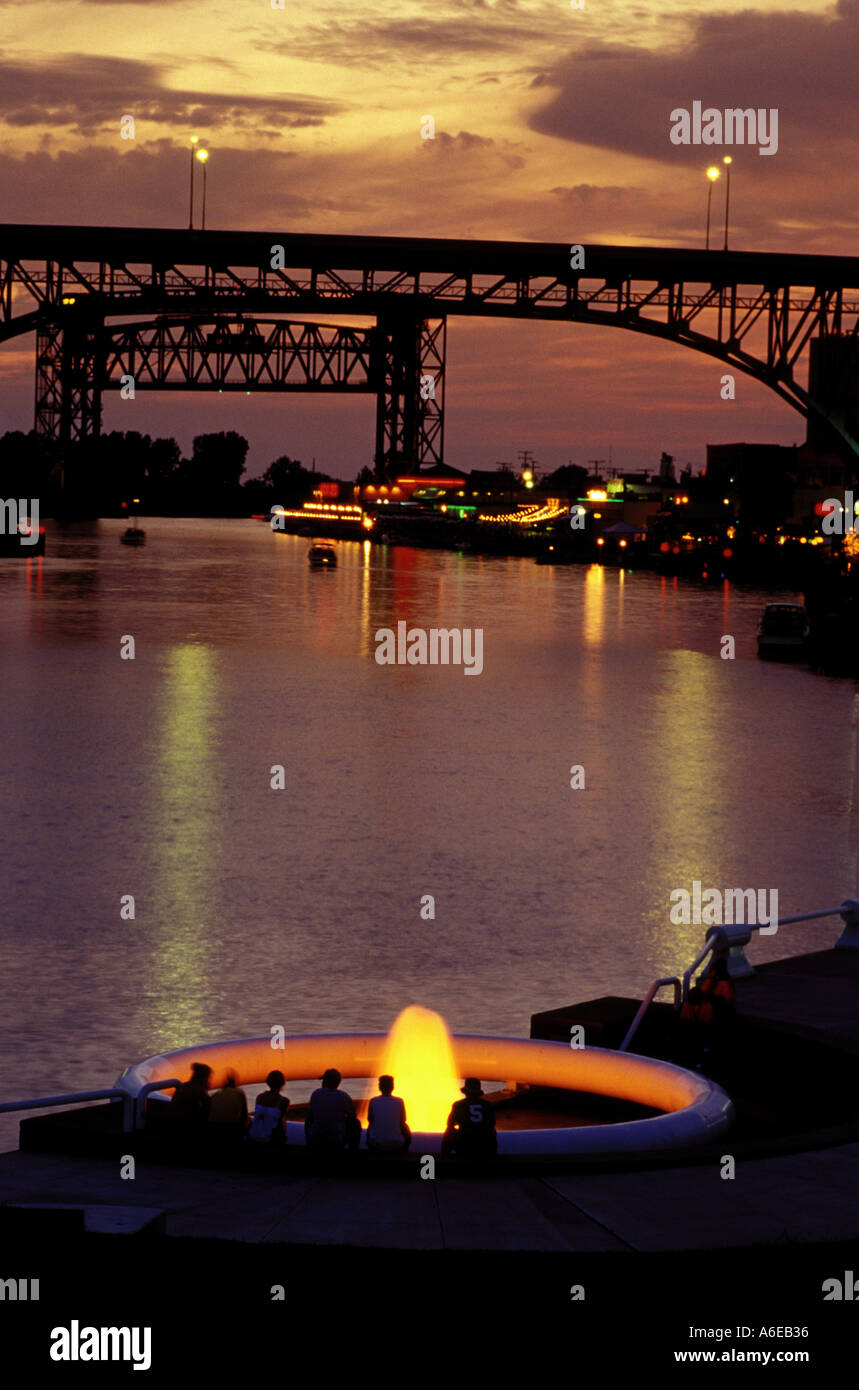 Cleveland ohio bridge hi-res stock photography and images - Alamy