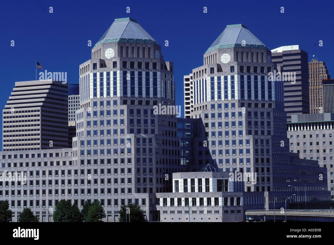 Cincinnati Business Buildings Cincinnati Ohio High Resolution Stock ...