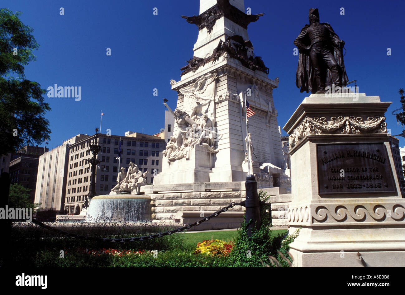 The indiana state soldiers and sailors monument hi-res stock ...