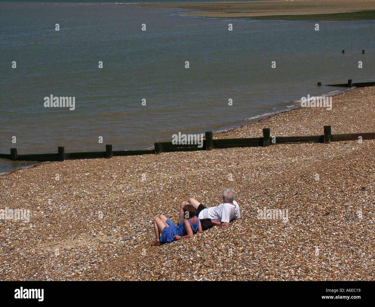 shingle beach whitstable kent england Stock Photo - Alamy